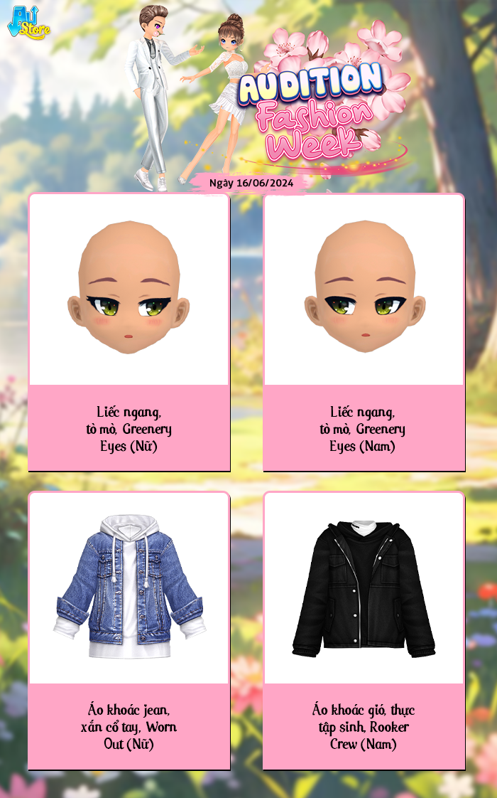 AUDITION FASHION WEEK Tháng 6 khép lại với loạt item mãn nhãn